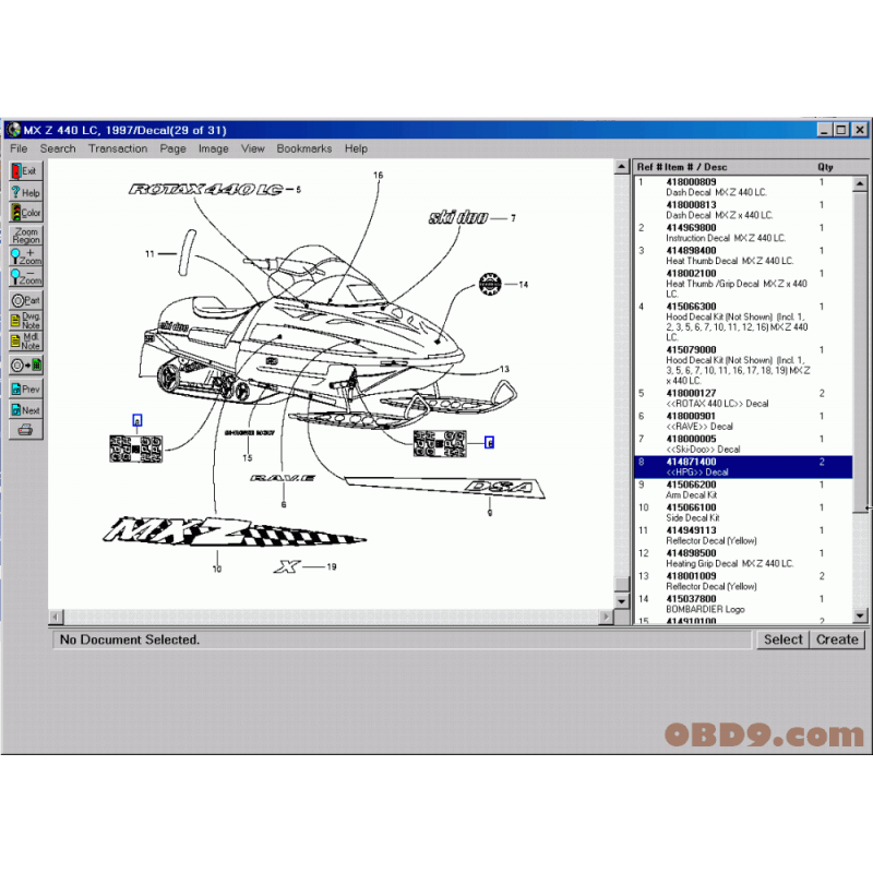 Bombardier PartSmart, Motorcycles