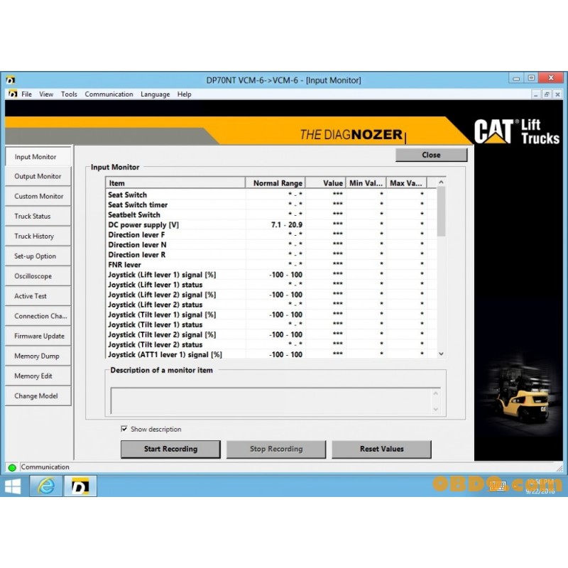 CATERPILLAR LIFT TRUCKS DIAGNOSTIC KIT, CATERPILLAR Diagnostic Equipment