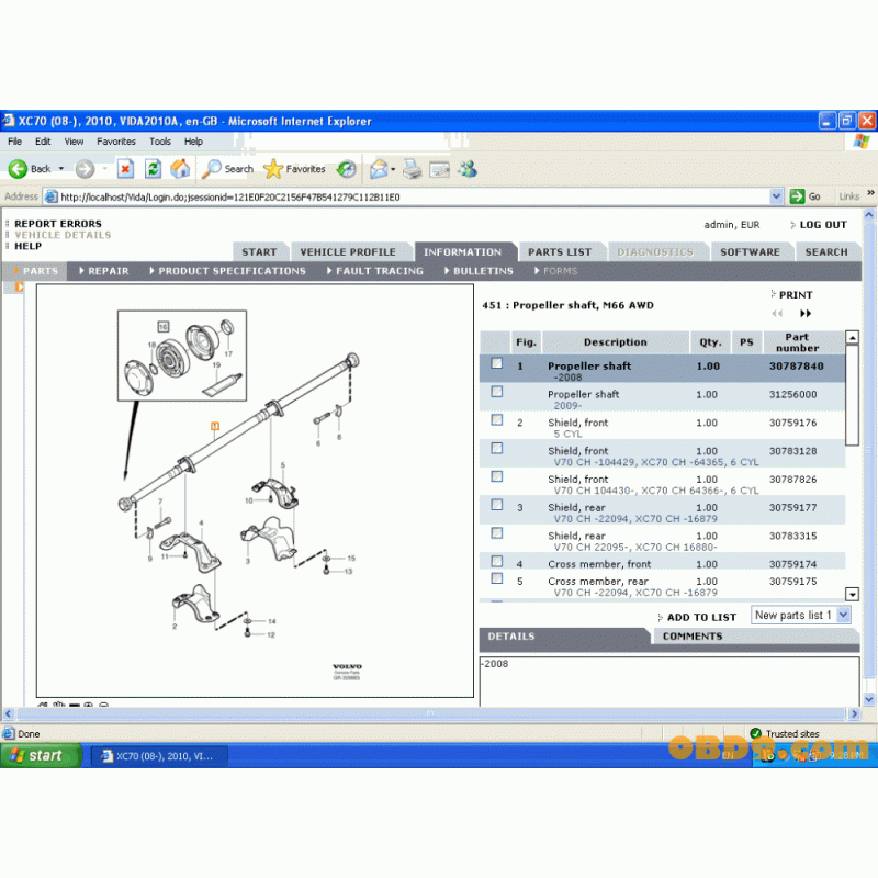 Volvo VIDA 2014D - Parts Catalog and Manuals, VOLVO Car Service & Repair