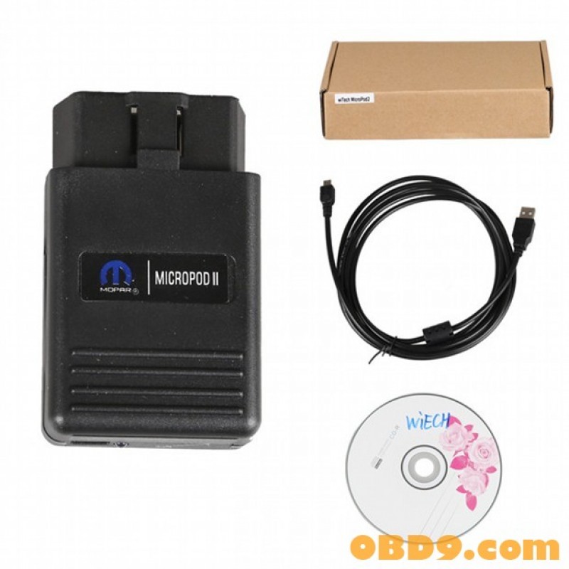 Multi-language wiTech MicroPod 2 Diagnostic Programming Tool V17.03.01 for Chrysle Supporting ...